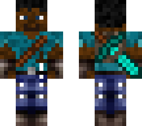 Black Steve | Minecraft Skin