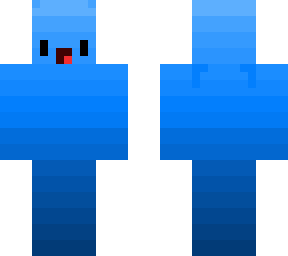 Blue Gradient Noob | Minecraft Skin