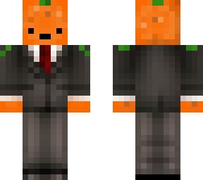 Carrot in suit | Minecraft Skin