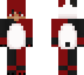 demon panda man | Minecraft Skin