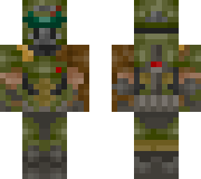 Doom Eternal Flynn Taggart | Minecraft Skin