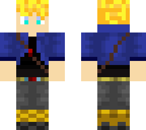 dragon ball trunks | Minecraft Skins