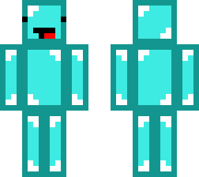 A diamond player | Minecraft Skin