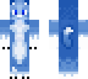 Blue fox | Minecraft Skin