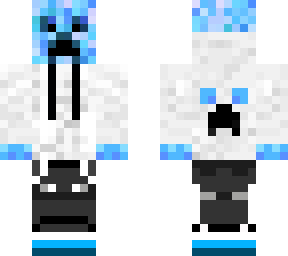Blue Gamer Creeper | Minecraft Skin