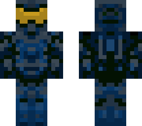 Master Chief Blue Armour | Minecraft Skin