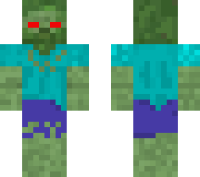 Mutant Zombie red eyes | Minecraft Skin