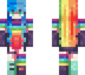 + Rainbow + | Minecraft Skin