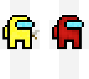 among us pixel art | Minecraft Skins