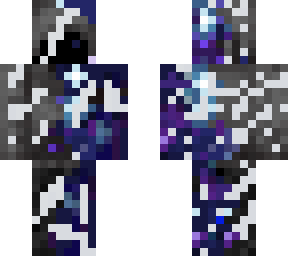 Cyberse 50 percent complete void Steve | Minecraft Skin