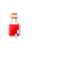New Red Potion icon | Minecraft Skin