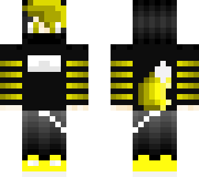 Yellow emo | Minecraft Skin