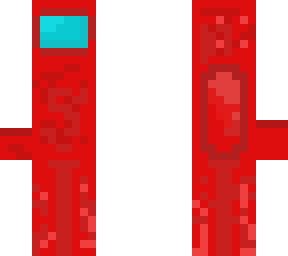 Red Crewmate Among Us | Minecraft Skin