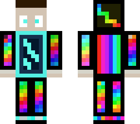 RGB Pixelation | Minecraft Skin