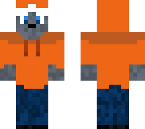 3D winter wolf | Minecraft Skin