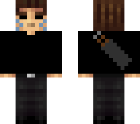 Agent Barton black eyes | Minecraft Skin