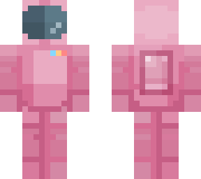 Pink Among Us Pastel Minecraft Skins