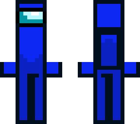 Blue crewmate | Minecraft Skin