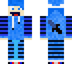 its blue skin | Minecraft Skins