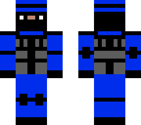 blue soldier | Minecraft Skin