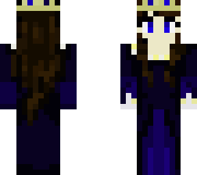 Blue Tudor Queen | Minecraft Skin