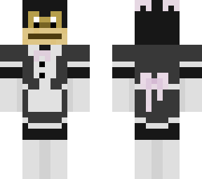 breac monkey maid | Minecraft Skin