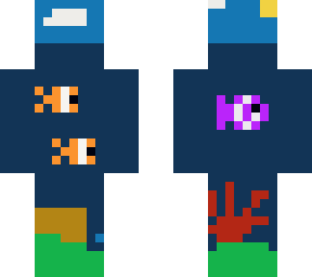 Coral reef landscape | Minecraft Skin