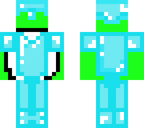 Dream wearing diamond armour | Minecraft Skin
