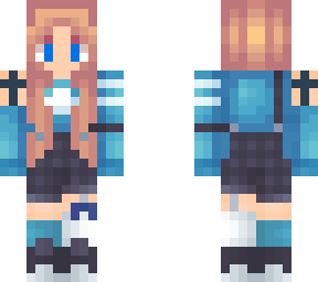 hermosa skin azul | Minecraft Skin