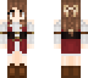 Medieval Adventure Girl | Minecraft Skin