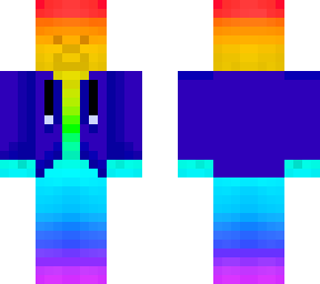 Neon Rainbow Steve | Minecraft Skin