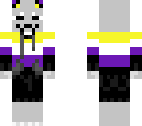 non binary pride | Minecraft Skin