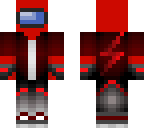 Red Crewmate from among us. | Minecraft Skin