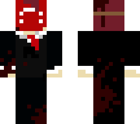 yet another red mask man | Minecraft Skin