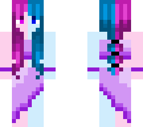 Alien Purple and Pink Color Girl | Minecraft Skin