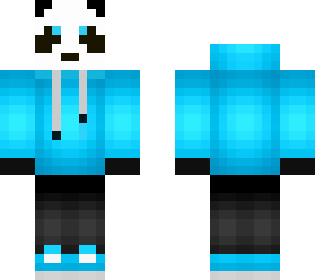 Cool panda blue skin | Minecraft Skin