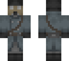 German ww1 gas mask winter soldier | Minecraft Skin
