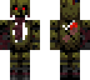 ignited springtrap | Minecraft Skins