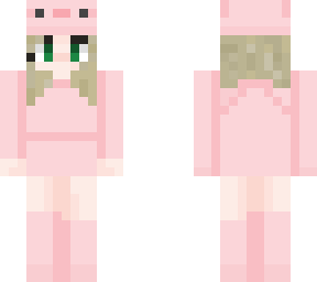 Minecraft Pig Girl Onesie | Minecraft Skin