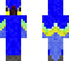Parrot Blue + | Minecraft Skin