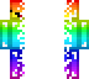 Rainbow block | Minecraft Skin