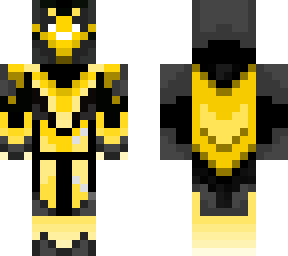 Yellow knight | Minecraft Skin
