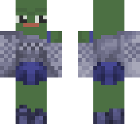 attractive pepe the frog | Minecraft Skin
