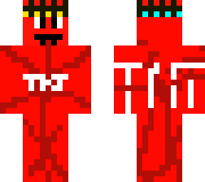 derpy TNT with a crown | Minecraft Skin