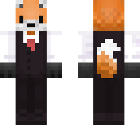 Fox in Suit | Minecraft Skin