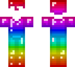 Rainbow armor base | Minecraft Skin