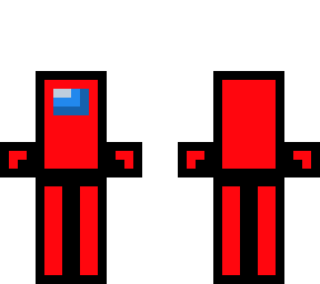 red crewmate | Minecraft Skin