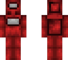 Red crewmate and his son | Minecraft Skin