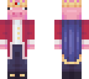 techno blade with crown | Minecraft Skin