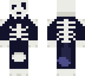 Anthro Skeleton Wolf | Minecraft Skin